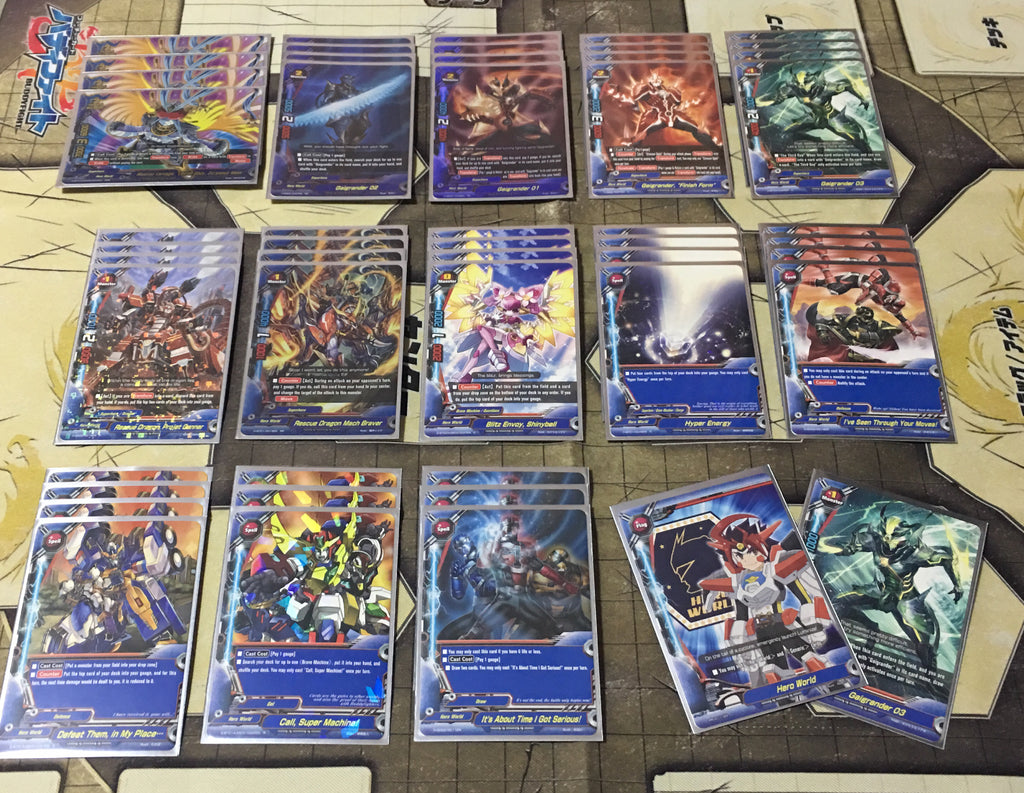Future Card Buddyfight Constructed Deck: (Hero World) "Gaigrander ...