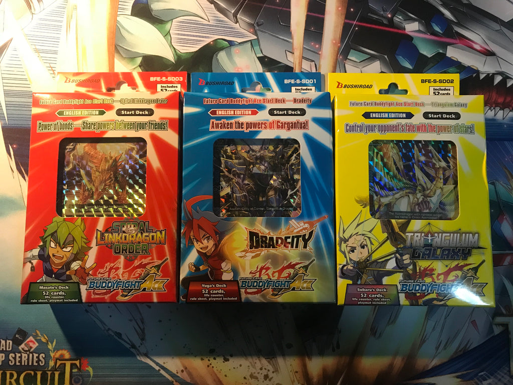 Buddyfight ACE Starter deck set 3 decks – Buddy Mart
