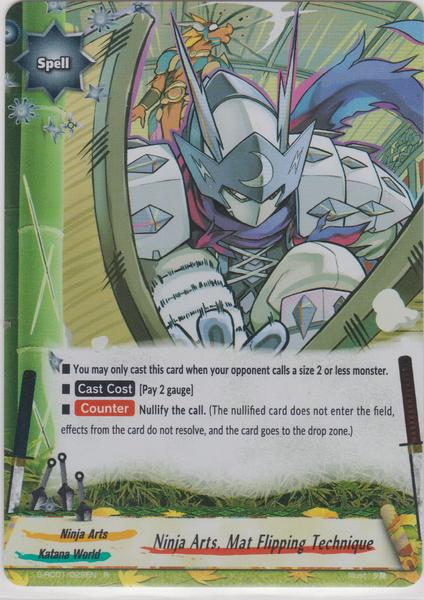 Ninja Arts, Mat Flipping Technique (R) S-RC01 – Buddy Mart